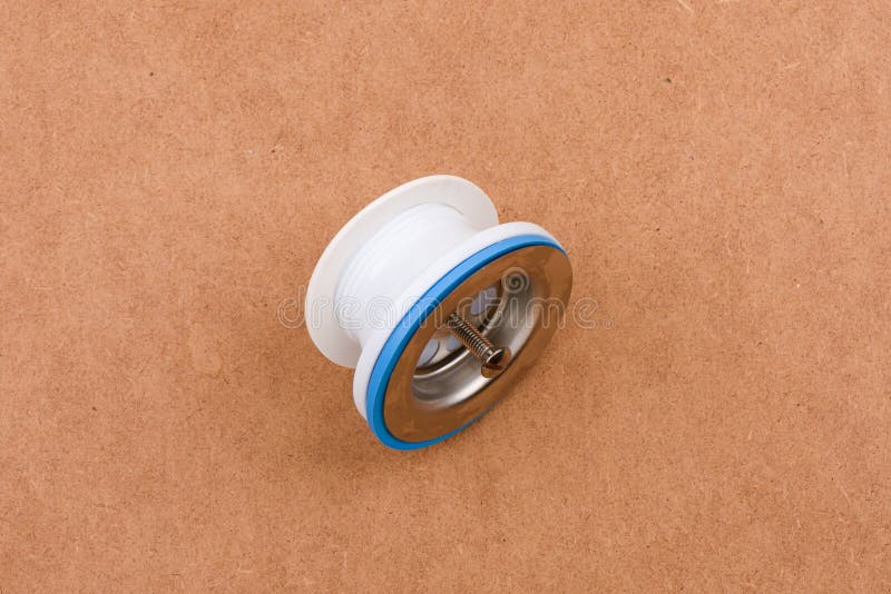 Top View of a Kitchen Sink Drain Screen Assembly. Stock Image - Image ...