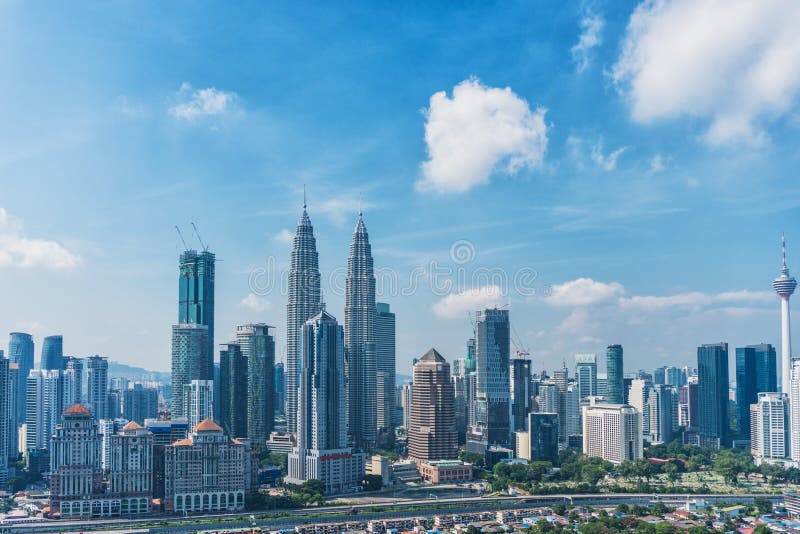 Top View of Kuala Lumpur City, Malaysia Stock Photo - Image of midtown ...