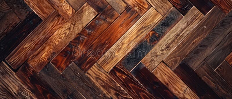 Top View of a Laminate Wooden Parquet Floor Stock Image - Image of ...