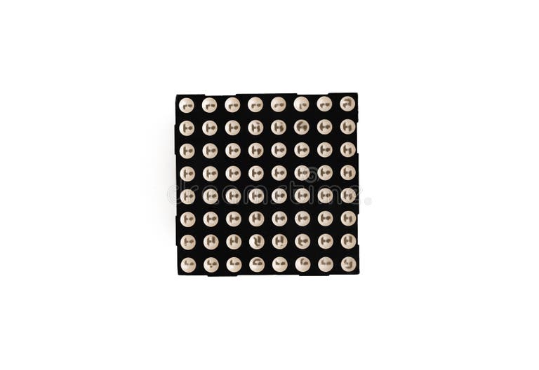 Top View of 8x8 LED Dot Matrix Display, for Elevator Panel, Moving ...