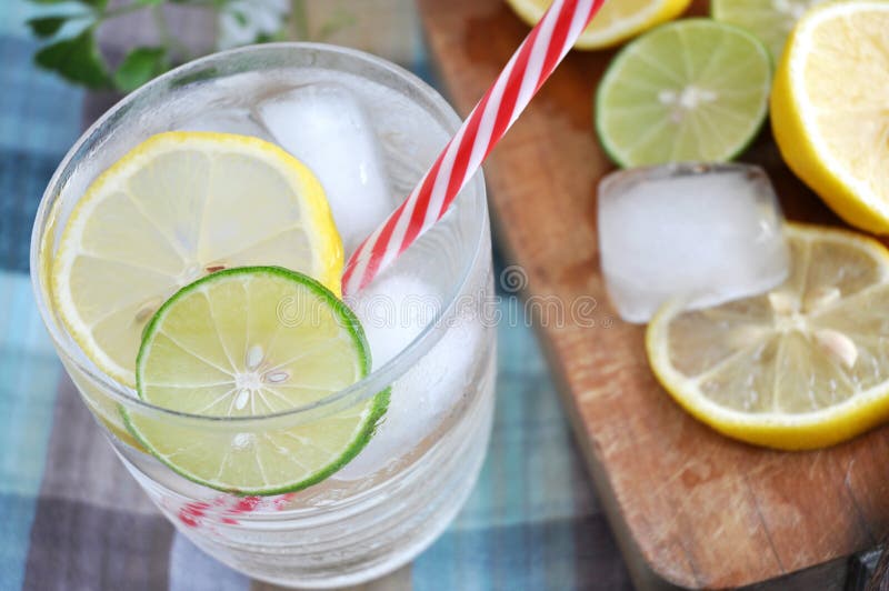 Top view of lemonade glass stock image. Image of lemon - 60565953