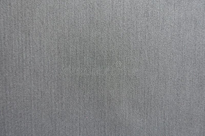 Top View of Gray Polyester Fabric with Herringbone Pattern Stock Photo ...