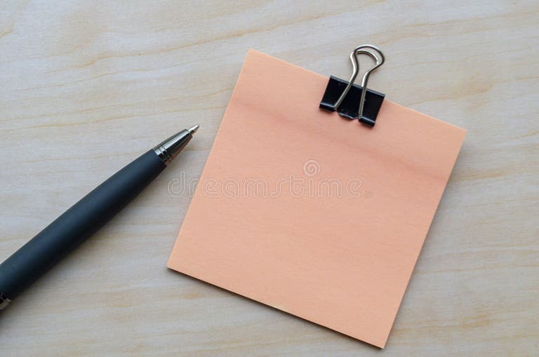 Top View of Light Pink Color Notepad with Customizable Space for Text ...