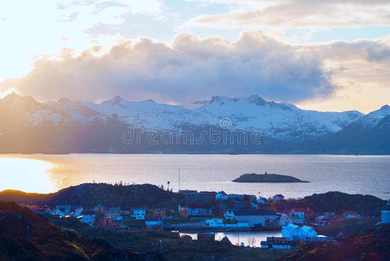 Top View of Lofoten Island Skrova Stock Photo - Image of north ...