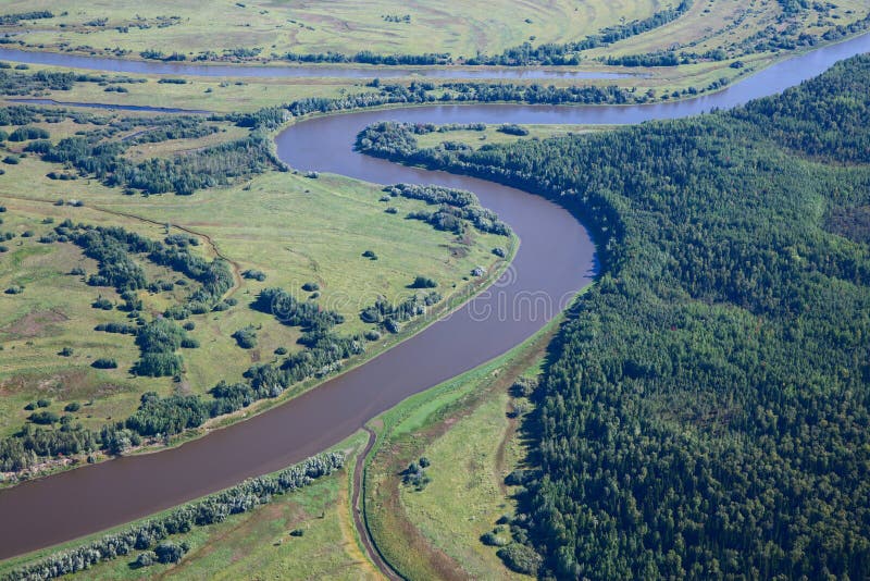 Large lowland river stock photo. Image of natural, scene - 19377302