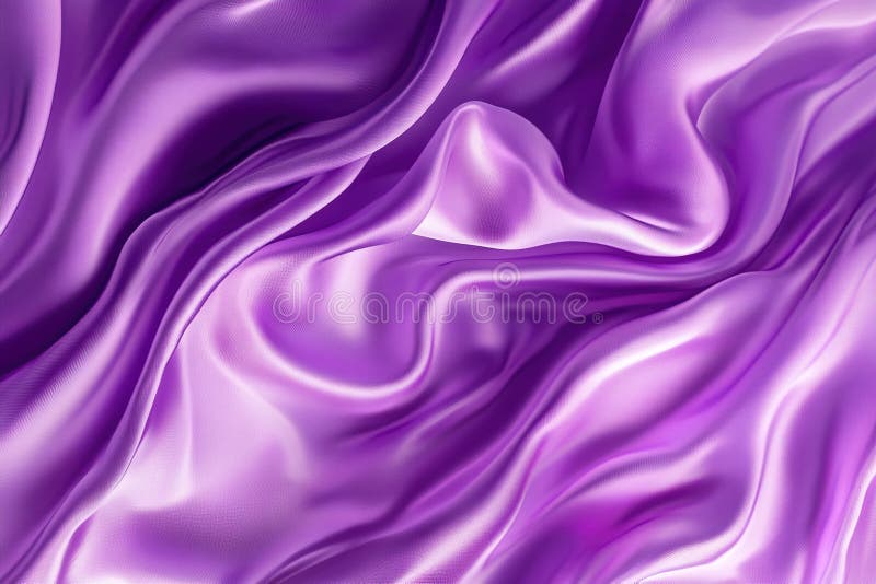 Top View Luxury Silk Satin Material Texture in Purple Colors Stock ...