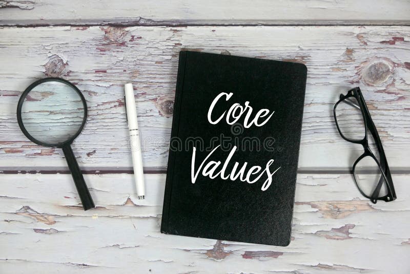 Top View of Magnifying Glass,pen,sunglasses, and Notebook Written with ...