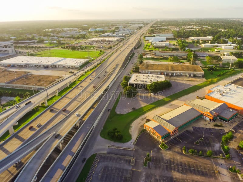 Top View Massive Highway Intersection, Stack Interchange Editorial ...