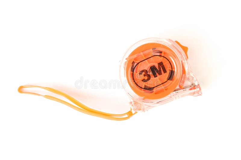 Top View of Measuring Tape Isolated on a White Background Stock Photo ...