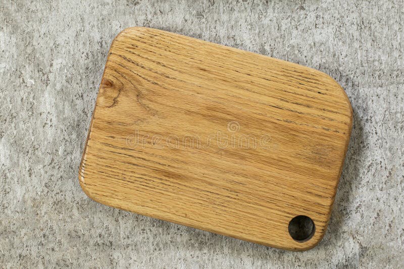 Top View of Meat Cutting Board on Light Beige Background Stock Photo ...