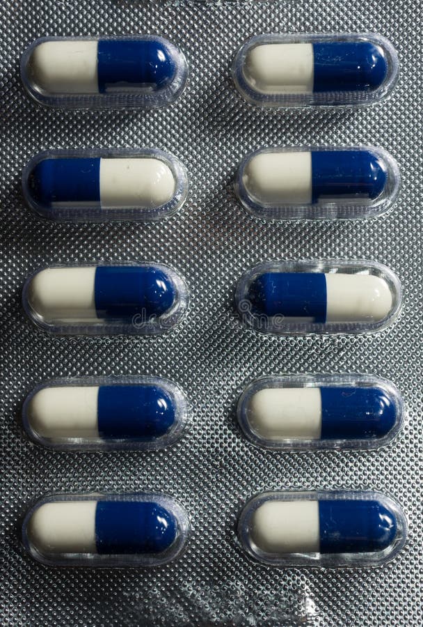 Top View Medicine Capsules Package. Stock Photo - Image of equipment ...