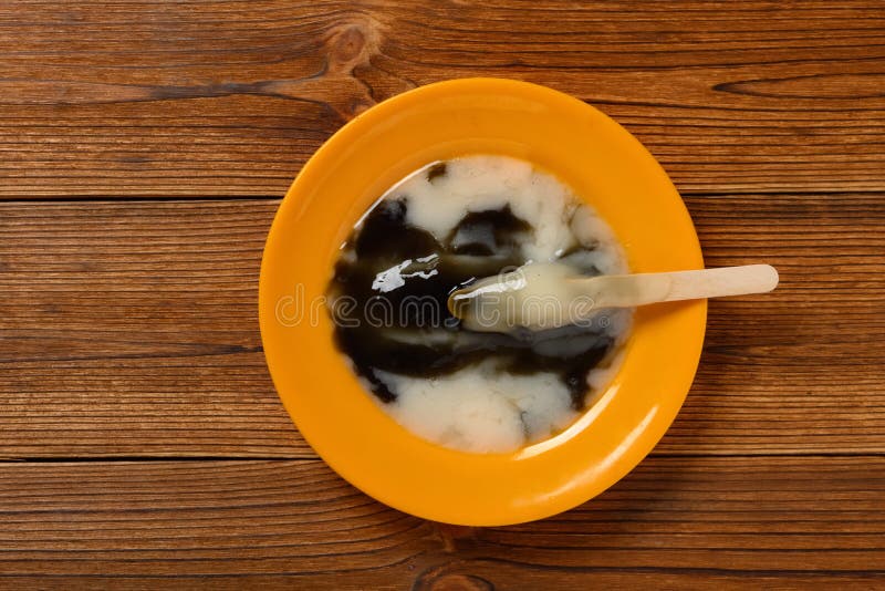 Melted Popsicle with Black Sesame Stock Image - Image of sesame, summer ...
