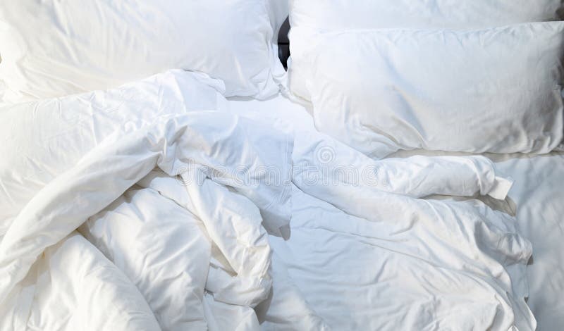 Messy bedding stock photo. Image of design, domestic - 32190728