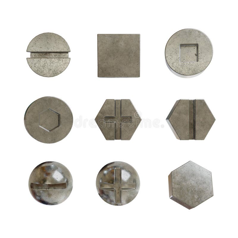 Rusty Screwhead Stock Illustrations – 14 Rusty Screwhead Stock ...