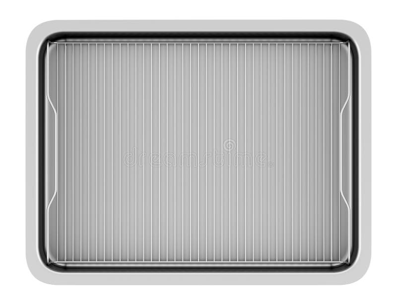 Baking Dish, Rectangle Oven Tray, Sheet. Clean Black Oven Tray. Top ...