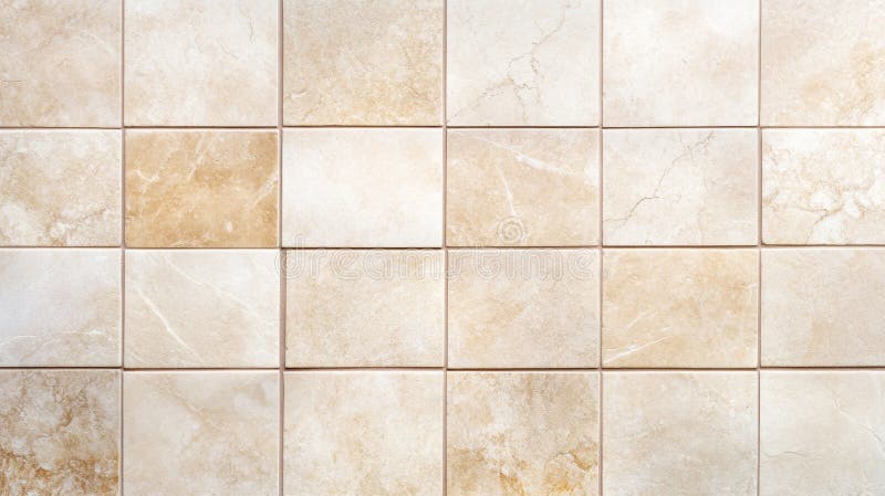 Top View of a Minimalist and Neat Tile Layout before Final Grouting ...