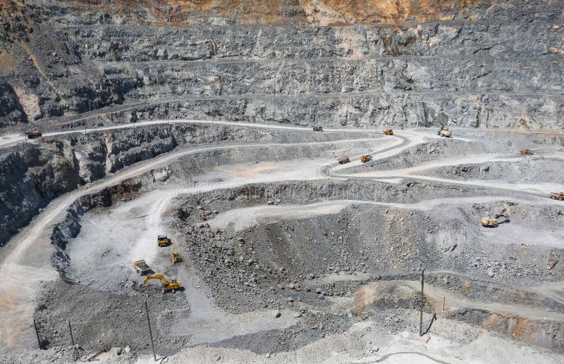 Quarry Open Pit Mine Mining Stock Image - Image of cast, lake: 33076893