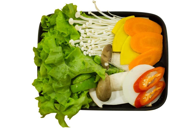 Top View of Mixed Vegetable Slice, Focus Selective Stock Image - Image ...