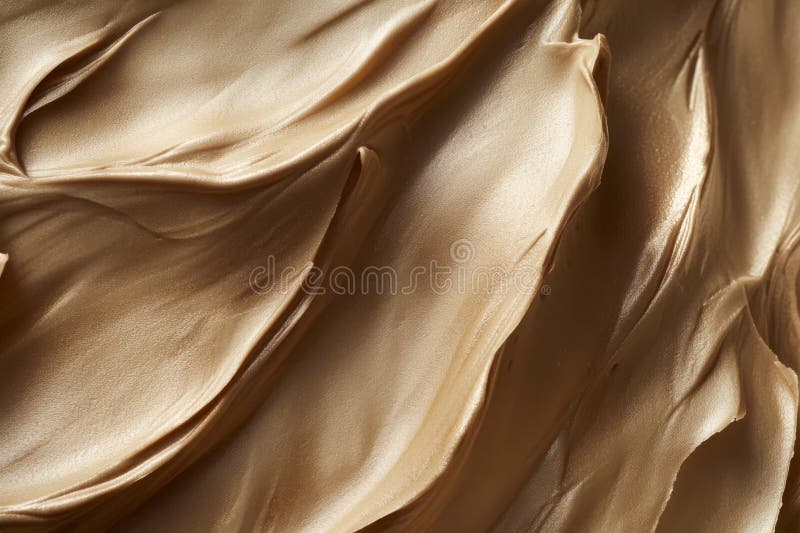 A Top View of Mocha Mousse Serves As the Background, Symbolizing the ...