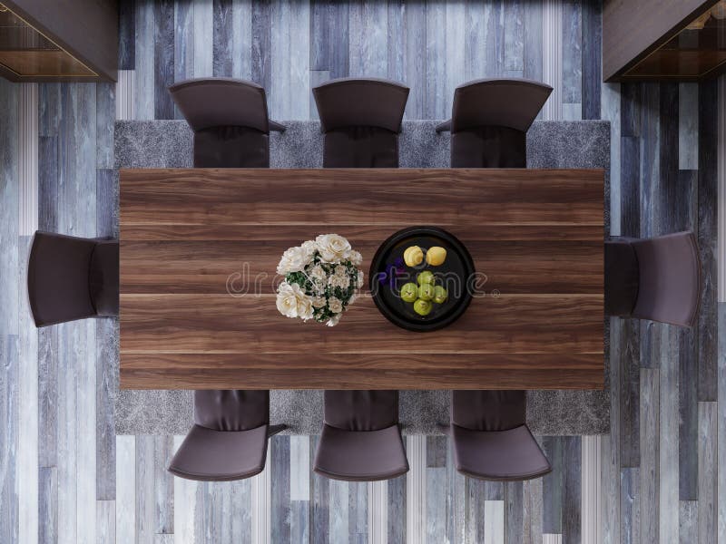 Dining Table Top View Stock Illustrations – 6,587 Dining Table Top View ...