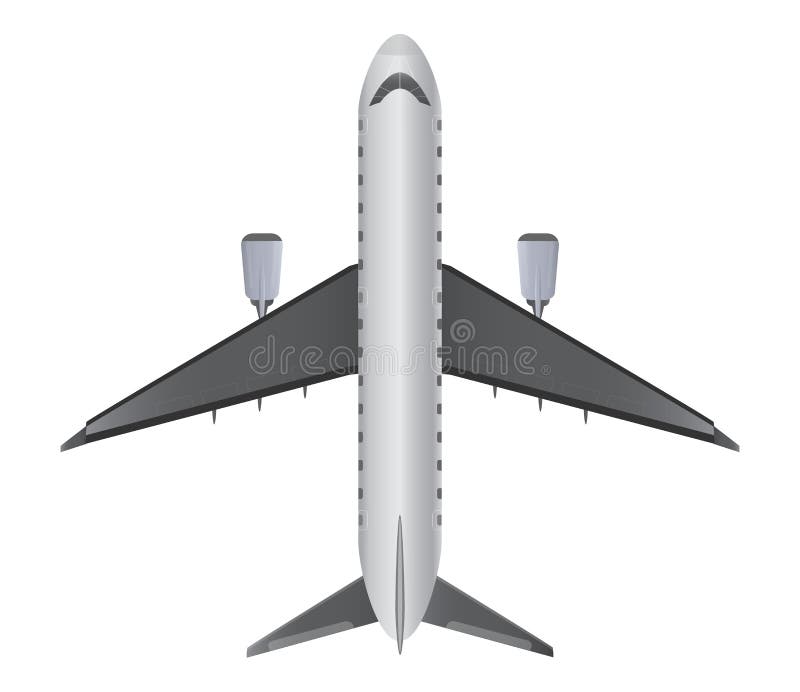 Narrow Body Airplane Cross Section with Blue Sky Stock Illustration ... Narrow Body Airplane Cross Section with Blue Sky Stock Illustration ...