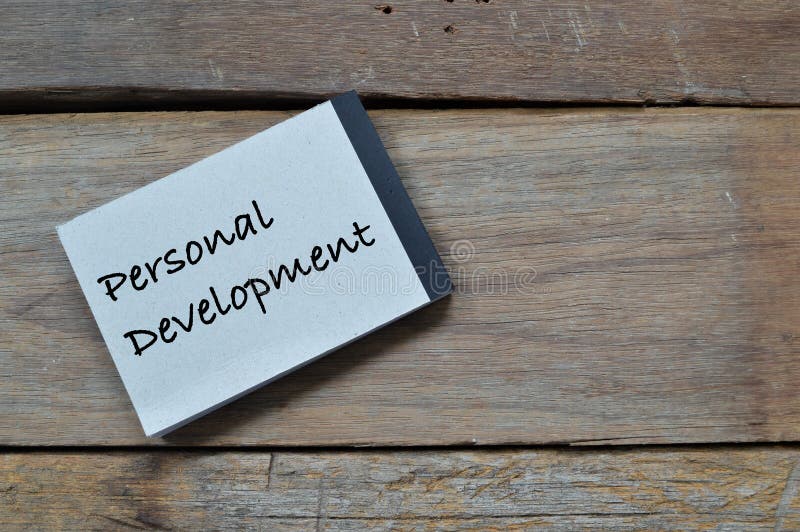 Notebook Written with Text PERSONAL DEVELOPMENT Stock Image - Image of ...
