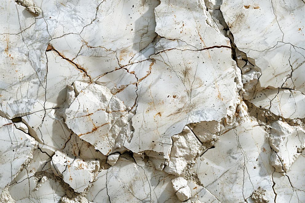 A Top View of an Off White Marble Texture Background with a Rough ...