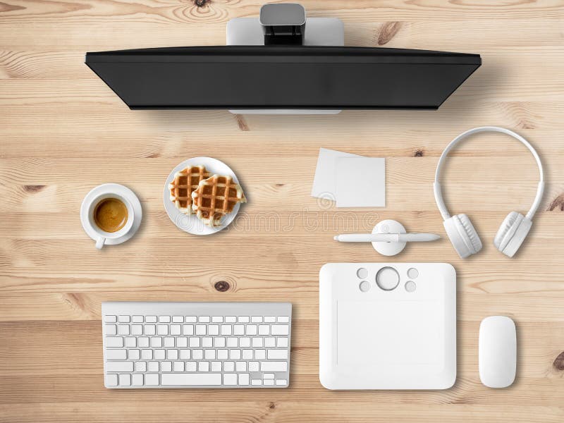 123 Top View Graphic Design Workstation Stock Photos - Free & Royalty ...