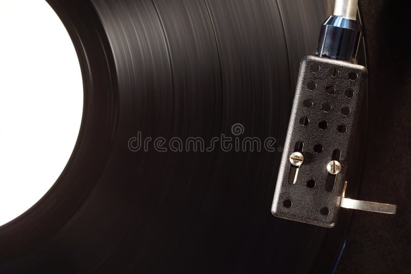 Top View Of Old Record Player. Stock Photo - Image of nostalgia ...