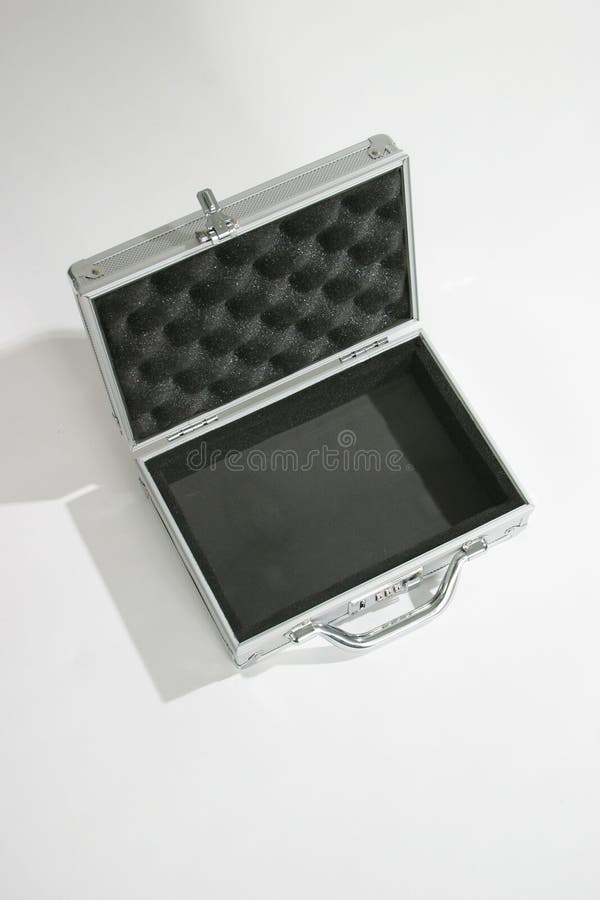 Open briefcase stock photo. Image of safety, luggage, open - 6105184