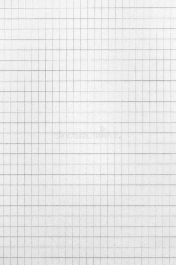 Top View of Open Empty Notebook Page with Rectangular Grid Pattern ...