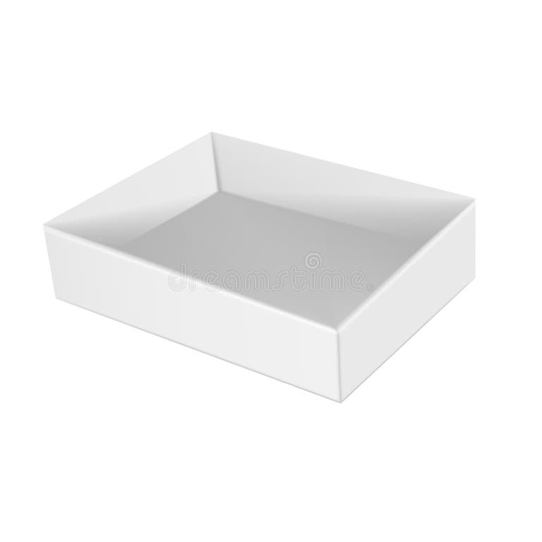 Open Box Mockup Template Top View Stock Illustrations – 1,555 Open Box ...