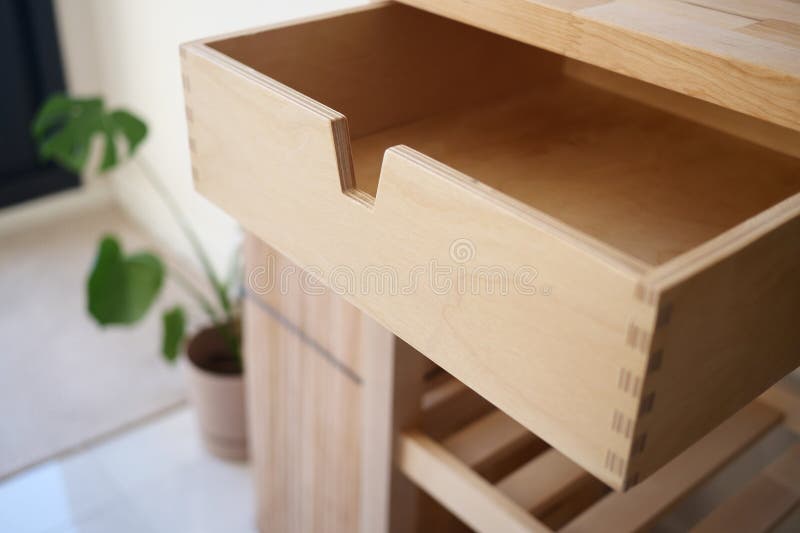Top View of a Opened Empty Drawer Stock Image - Image of creativity ...