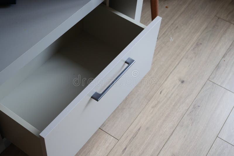 Top View of a Opened Empty Drawer Stock Photo - Image of discovery ...