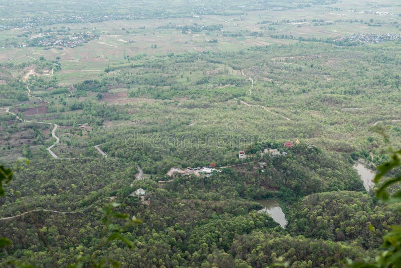 Top view of Pan city stock photo. Image of height, mist - 192995176