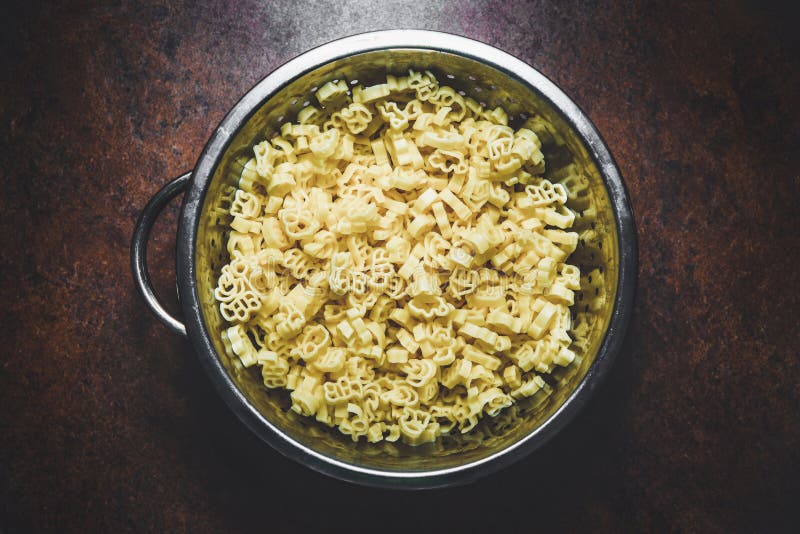 Top View of Pasta in the Animals. Stock Image - Image of gastronomy ...