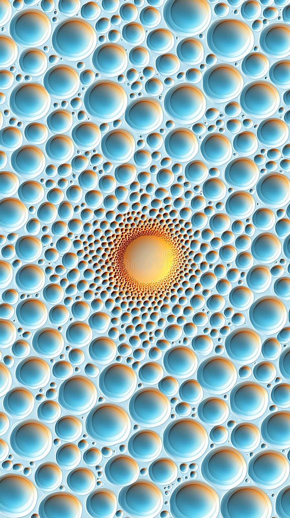 Top-view, Patterns, Texture. Vibrant Blue and Orange Abstract Design ...