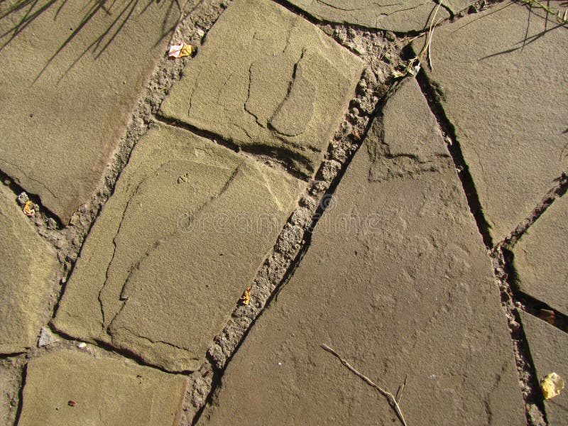 Top View of Paved Flagstone Stock Photo - Image of surface, paved ...