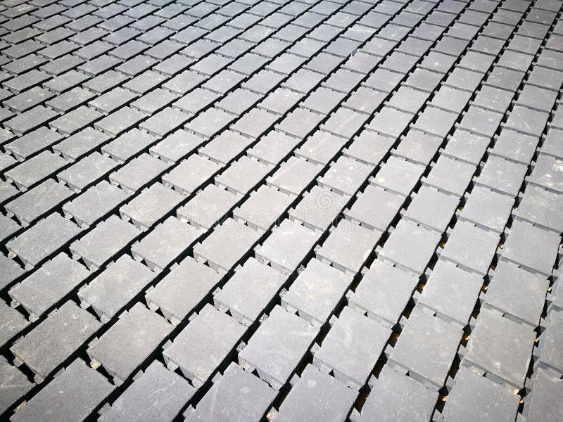 Top View of Paving Stones Texture Background Stock Photo - Image of ...