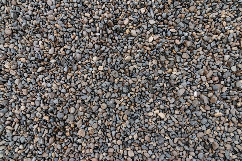 Top View of the Pebbles Stone on the Floor. Beautiful Small Stone on ...