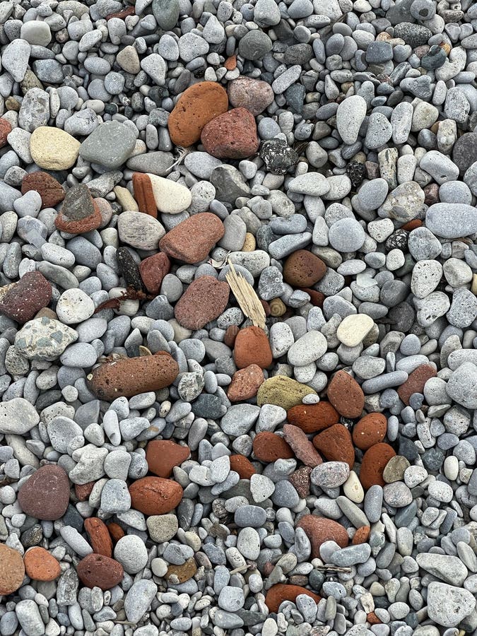 Top View of Pebbles Texture Background Stock Image - Image of backdrop ...