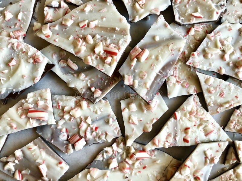 Peppermint bark stock image. Image of rustic, gift, chocolate - 168953369