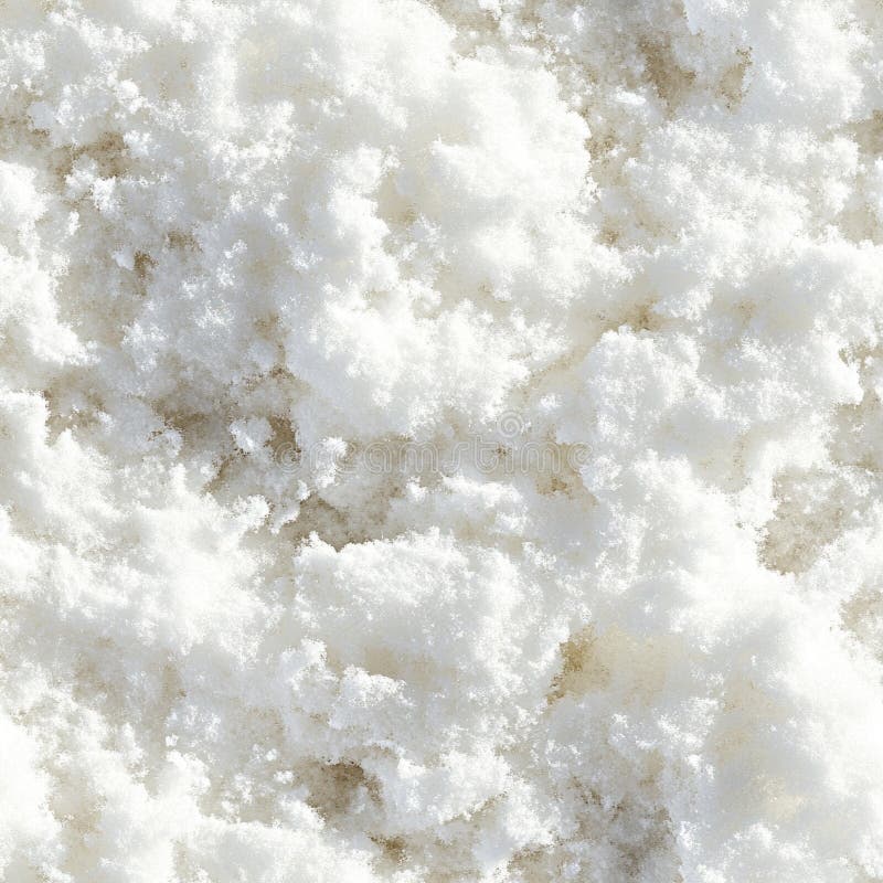 Top View Photo of Fluffy Snow with a Natural Seamless Texture Stock ...