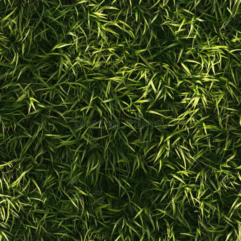 Top View Photo of Mossy Grass with Subtle Earth Patches, Seamless ...