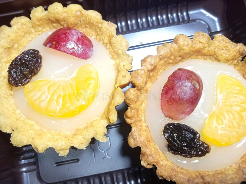 Two fruit pies on flat lay stock image. Image of straws - 250985259