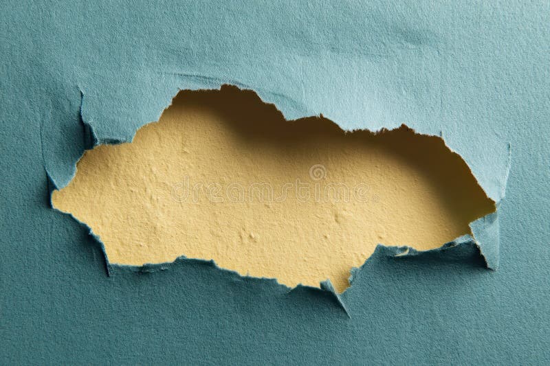 Top View of a Piece of Torn Paper with Nice Stock Illustration ...
