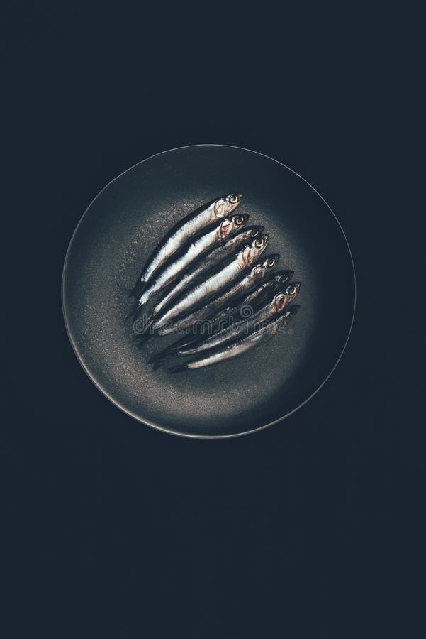 Top View of Pile of Fish in Frying Pan Stock Photo - Image of marine ...