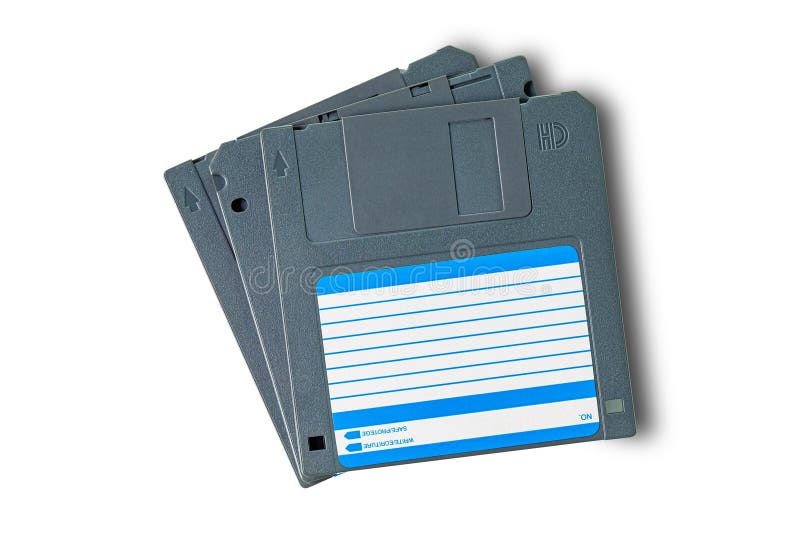 Top View Pile of Old Gray Floppy Disk Stock Photo - Image of group ...