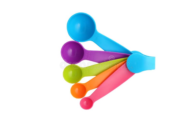 Colored measuring cups stock image. Image of measure - 27360407
