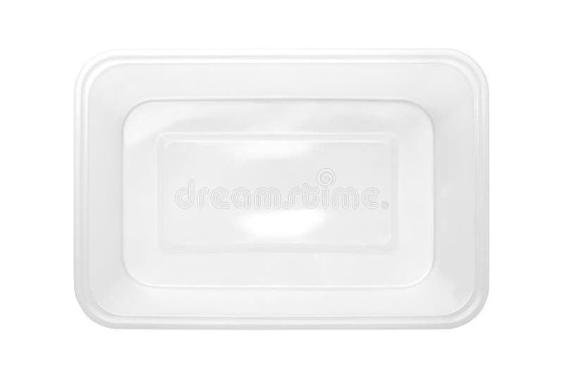 Top View of Plastic Food Box Stock Image - Image of package, garbage ...